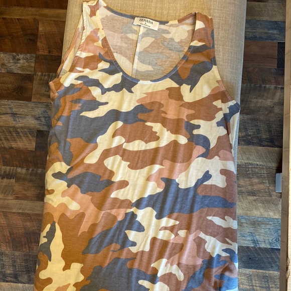 Zenana Outfitters | Tops | Zenana Camo Tank Top | Poshmark